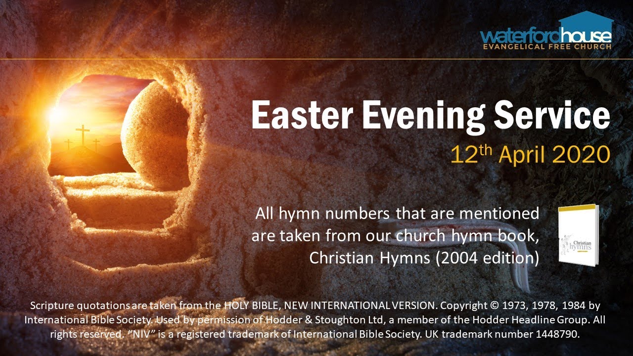 Easter Sunday Evening Service,12th April 2020 - YouTube