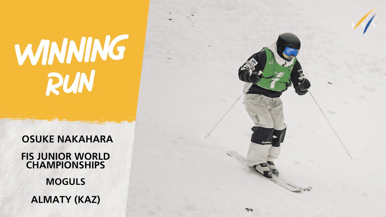Osuke Nakahara | Winning Run - MOGULS MEN | Almaty 2025 FIS Freestyle ...