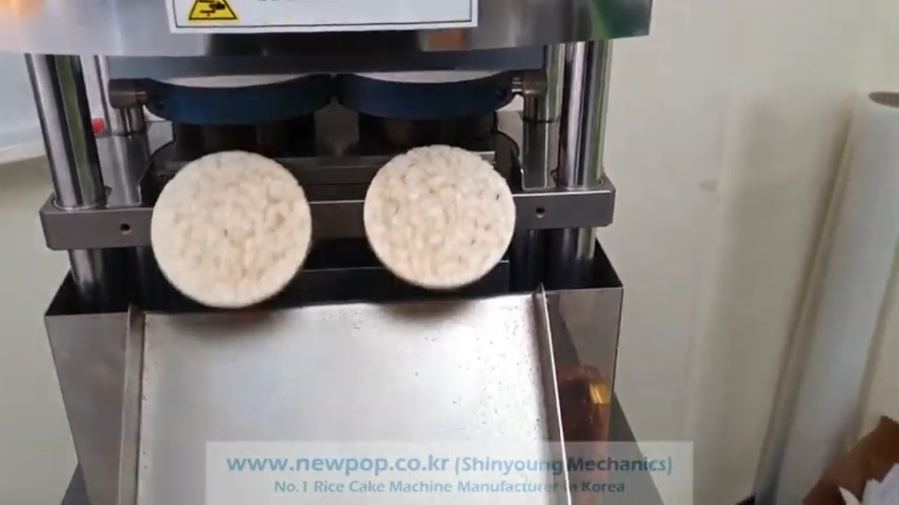 Rice cake machine test _ 80mm rice cake _ Vietnam Long Rice - YouTube