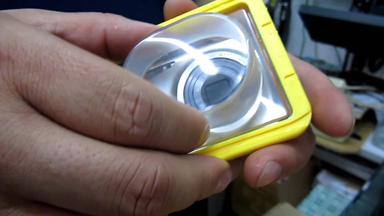 柯達數位相機裝入aquamate wp6810潛水盒內做防水實驗 - YouTube