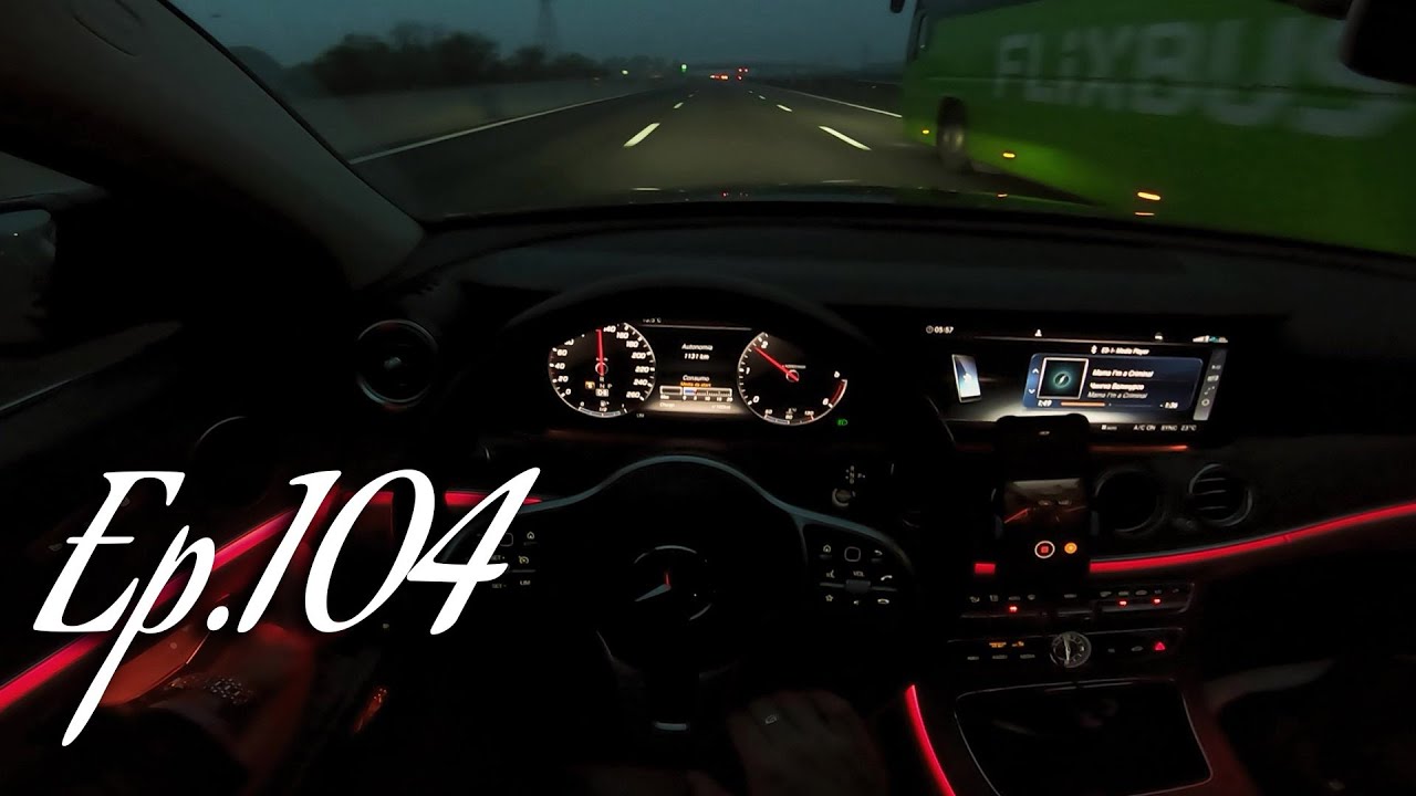 GoPro | Early morning on the highway | W213 Mercedes-Benz E-Class E220d | Pov Driving - Ep.104 ...