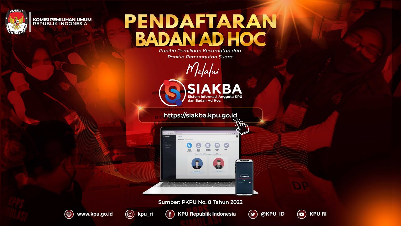 PENDAFTARAN BADAN ADHOC - YouTube