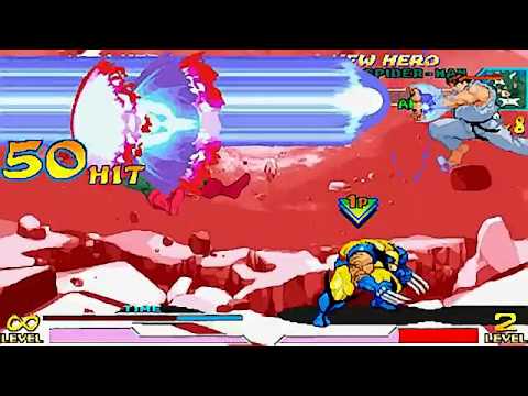 Marvel vs Capcom / Ryu＆Wolverine Variable Cross - YouTube