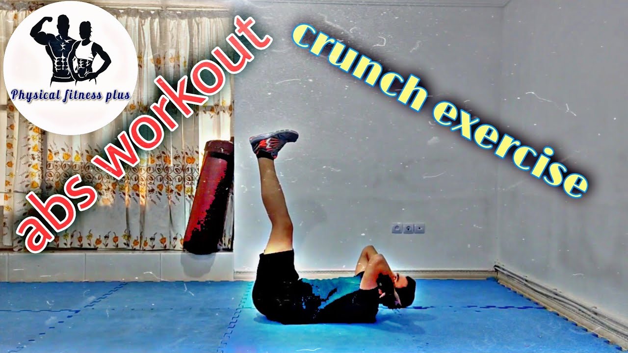 Crunch with leg raise| crunch workout| crunch exercise - YouTube