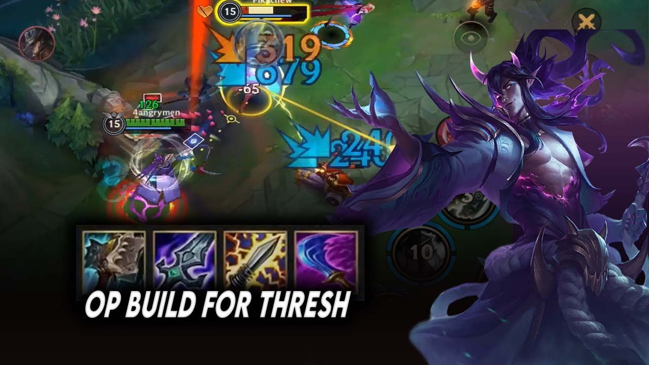 THRESH BARON LANE ATTACK SPEED BUILD!!! - League of Legends: Wild Rift ...