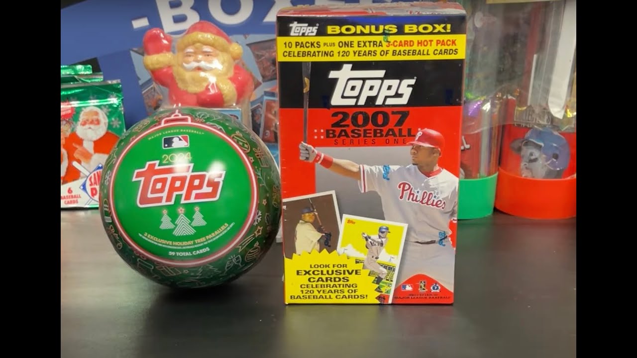 🎄2024 Topps Holiday Ball & 2007 Topps Blaster 👀 - YouTube