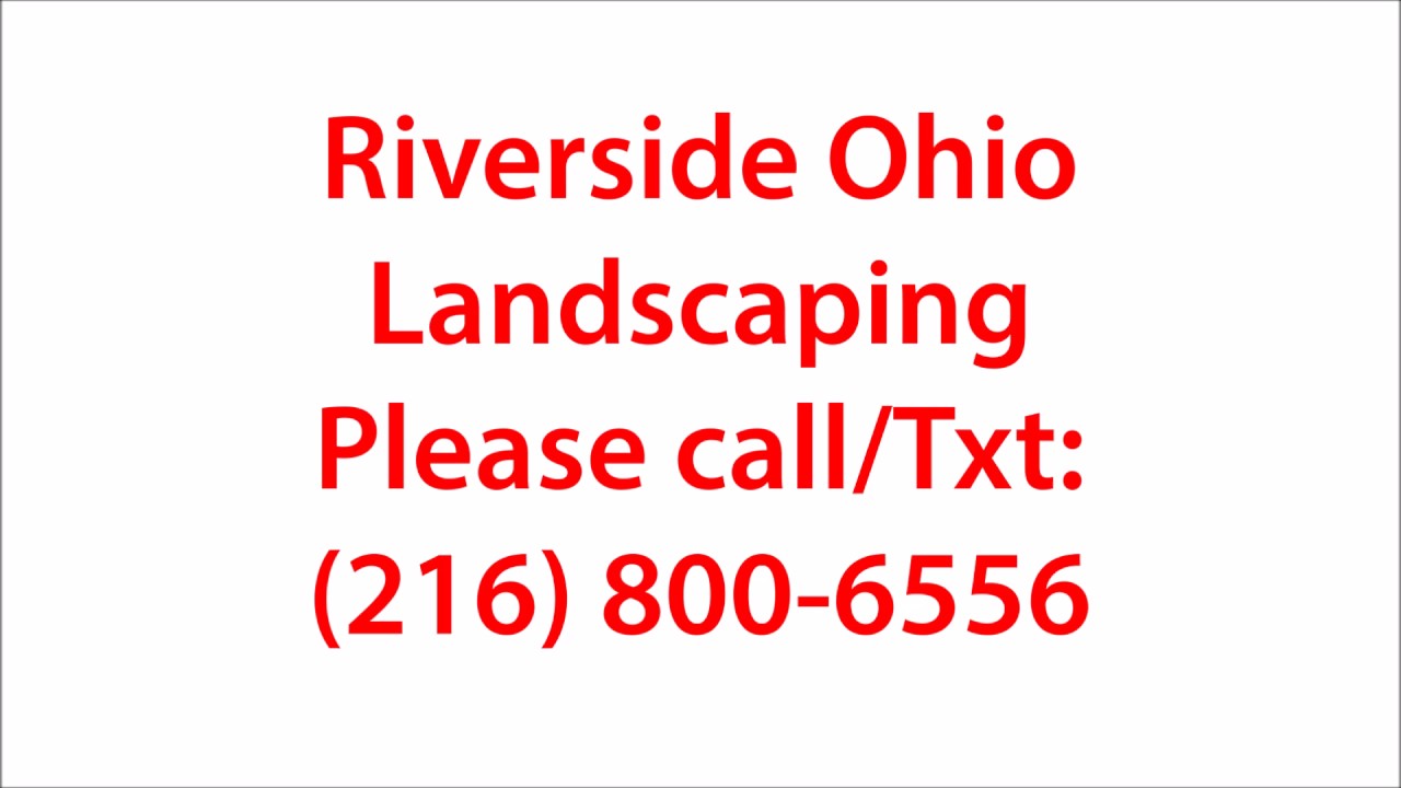 Riverside Ohio Landscaping - YouTube