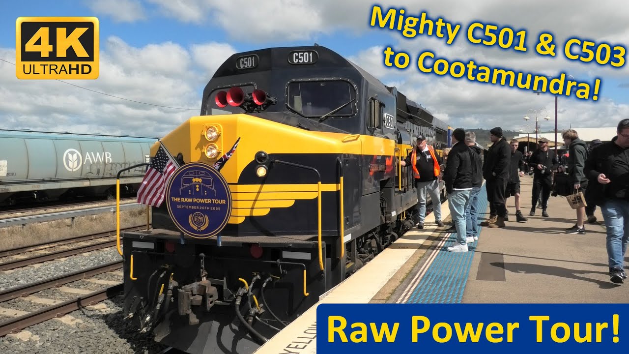 Thundering C Classes! Onboard the Raw Power Tour with C501 & C503 [4K ...