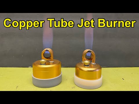Copper Tube Alcohol Jet Burners - YouTube