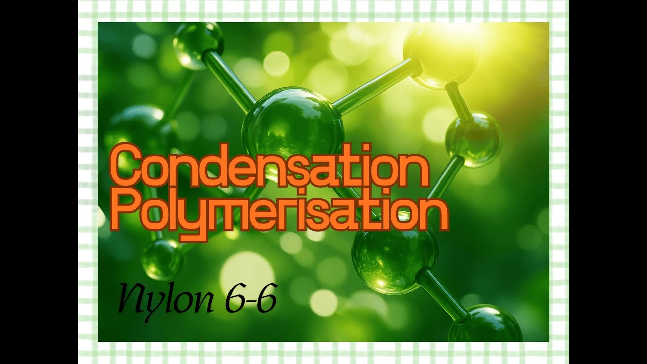 Condensation Polymerisation of Nylon 6,6 Animation - YouTube