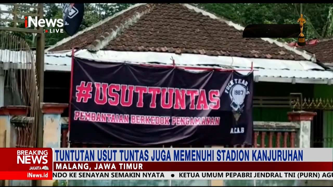 Puluhan Poster Berisi Tuntutan Usut Tuntas Tragedi Penuhi Jalan di ...