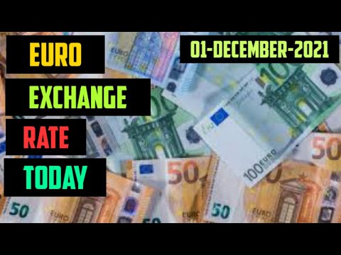 EURO Exchange Rate Today EUR FOREIGN EXCHANGE RATE FOREX 01 DECEMBER ...