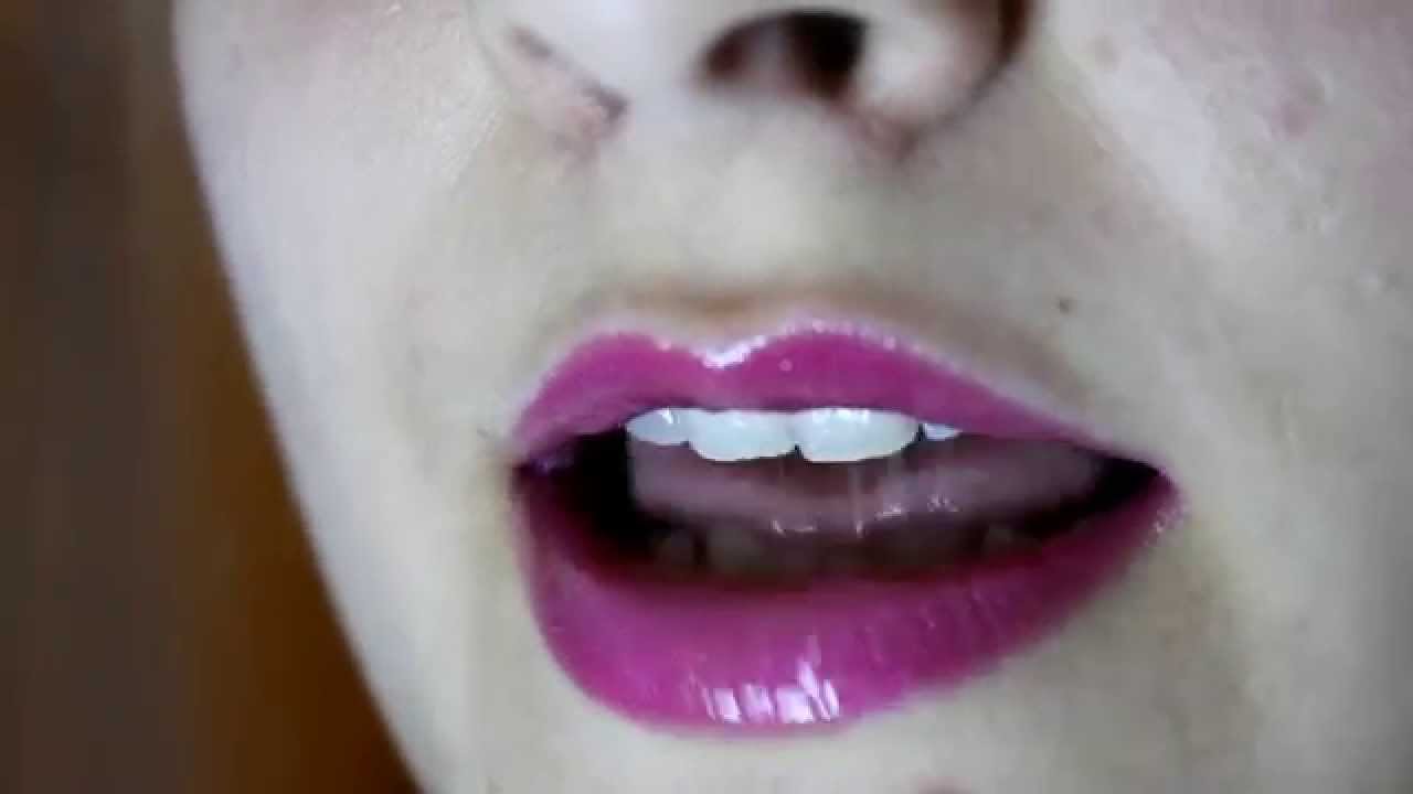 ASMR - Relaxing whispering and lipgloss sound - YouTube