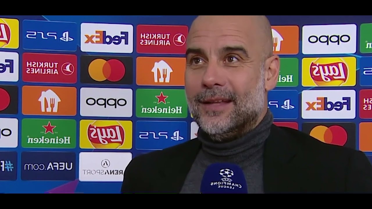 Pep Guardiola Post Match Interview |Crvena Zvezda 2-3 Man City - YouTube