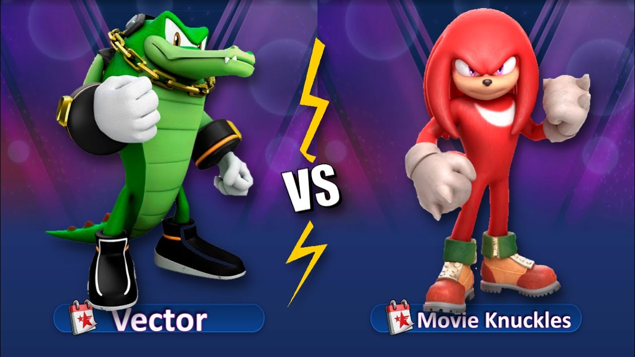 Sonic Forces Speed Battle - Movie Knuckles Vs Vector (Android,iOS ...