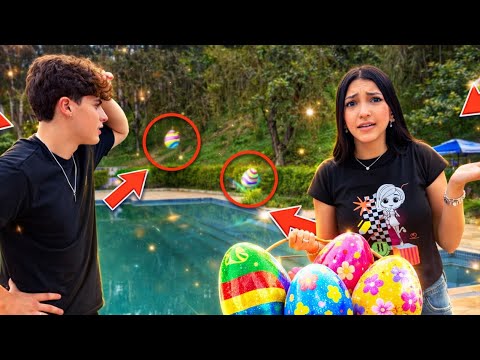 CAÇA AOS OVOS DE PÁSCOA COM ENIGMAS | Luluca