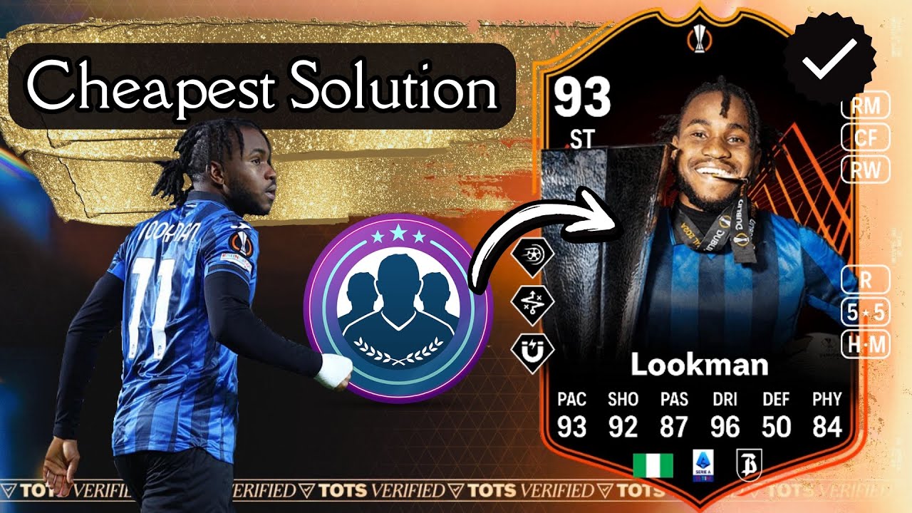 How to EASILY complete 93 RTTF Ademola Lookman 🇳🇬🧡 - YouTube