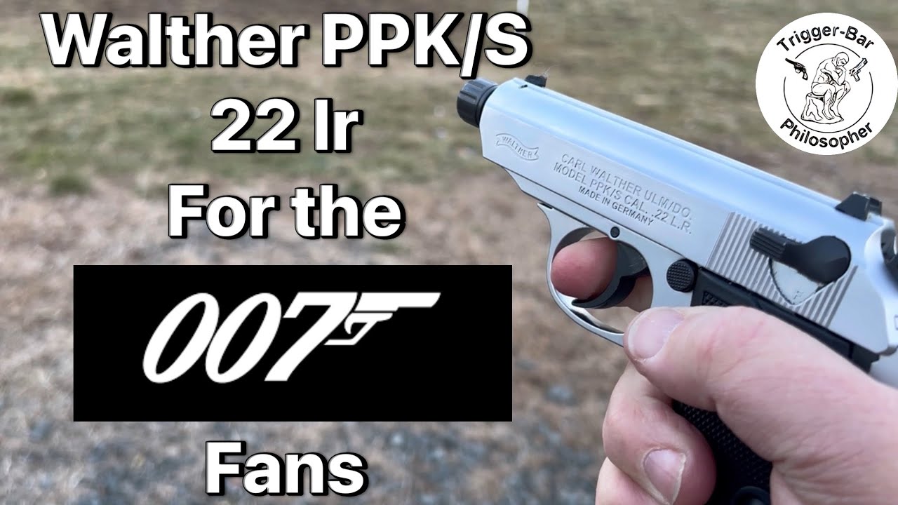 Walther PPK/S in 22 lr Review- Our James Bond Range Gun - YouTube