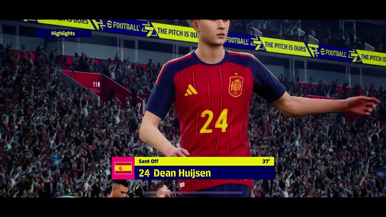 ESP vs ARG | 2-4 | efootball online match highlights - YouTube