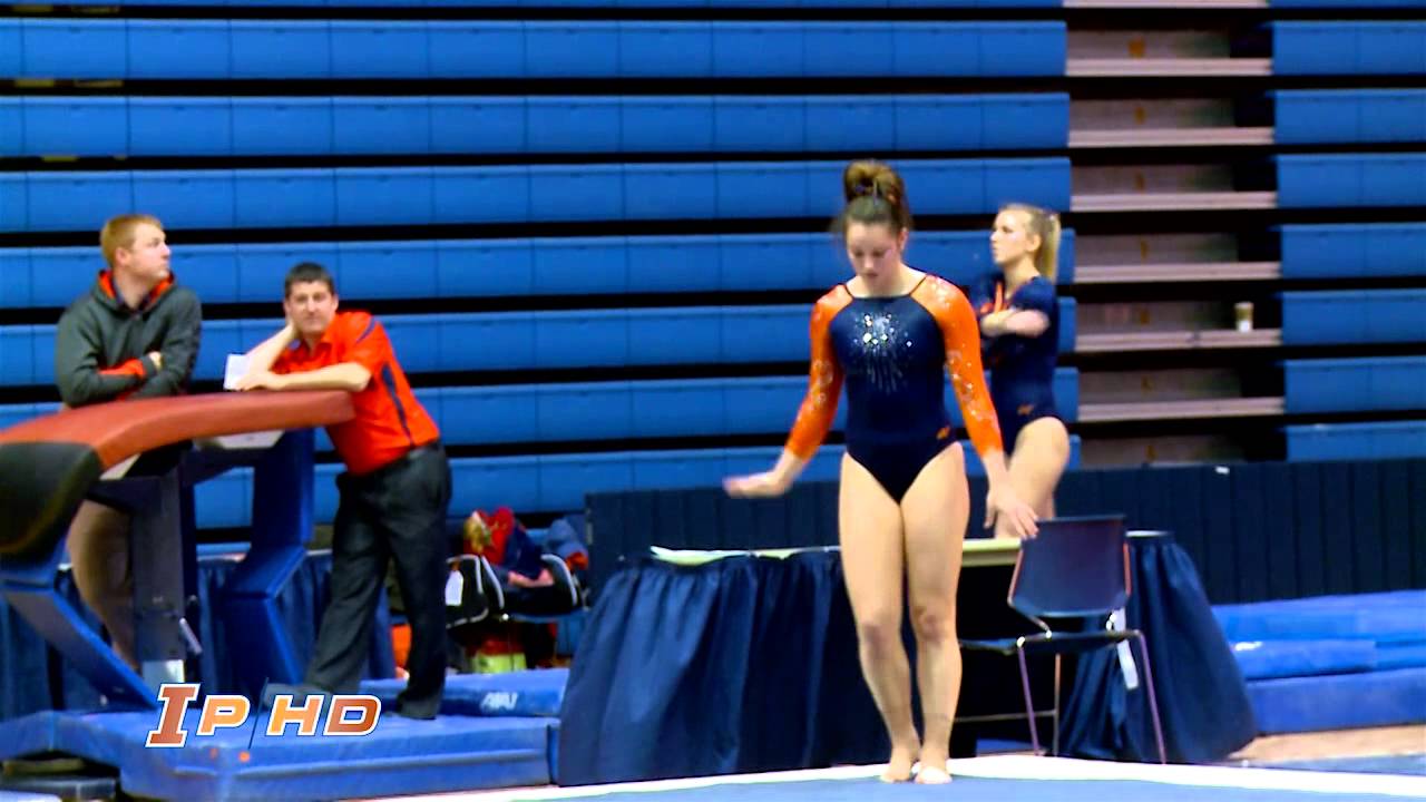 W Gymnastics Orange & Blue Exh. Highlights 12/9 - YouTube