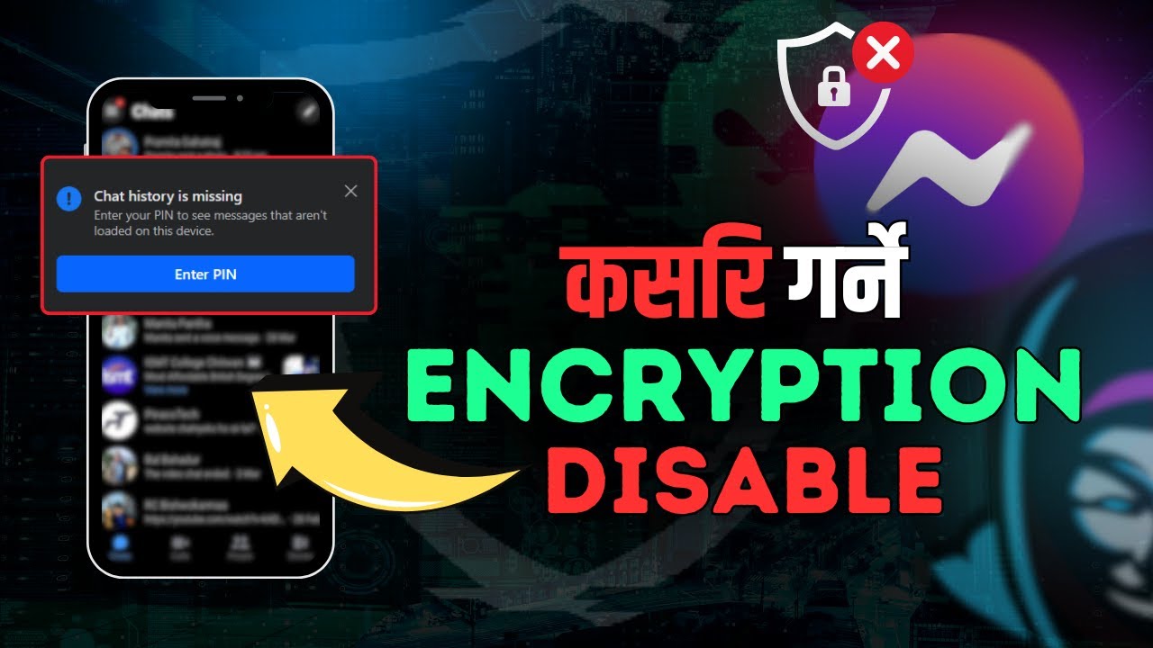 Chat history is missing: How to disable end to end encryption in ...