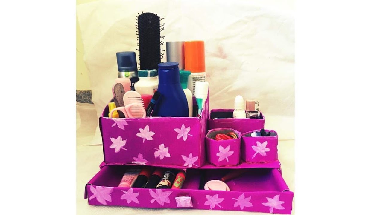 DIY Storage box using tetra pack - YouTube