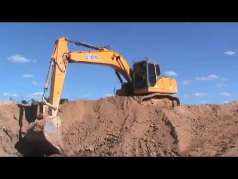 Escavadeira XCMG XE210 - YouTube
