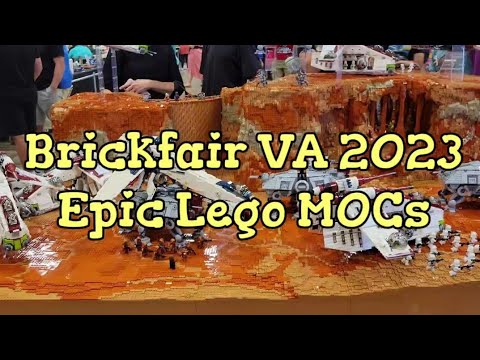 BRICKFAIR VIRGINIA 2023 WAS AMAZING! Lego MOC's and Builds! - YouTube