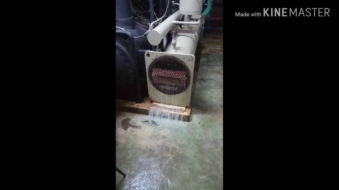 Chiller condenser tube cleaning by Than's product. - YouTube