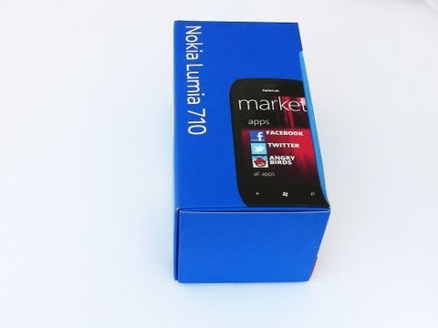 Nokia Lumia 710 - What's In the Box (Unboxing)