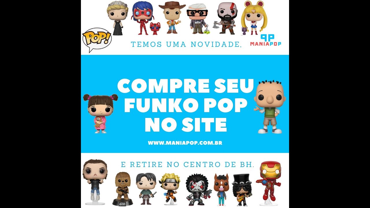 Conheça o Mania Pop - O site de seu Funko Pop Favorito - YouTube