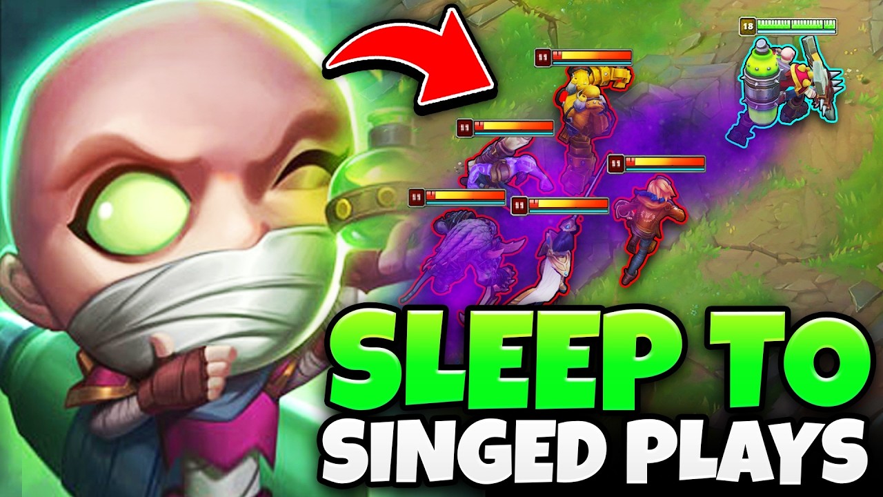 99% of you will fall asleep to this chill Singed gameplay - YouTube