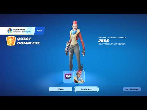 how to get the Jess skin free in fortnite