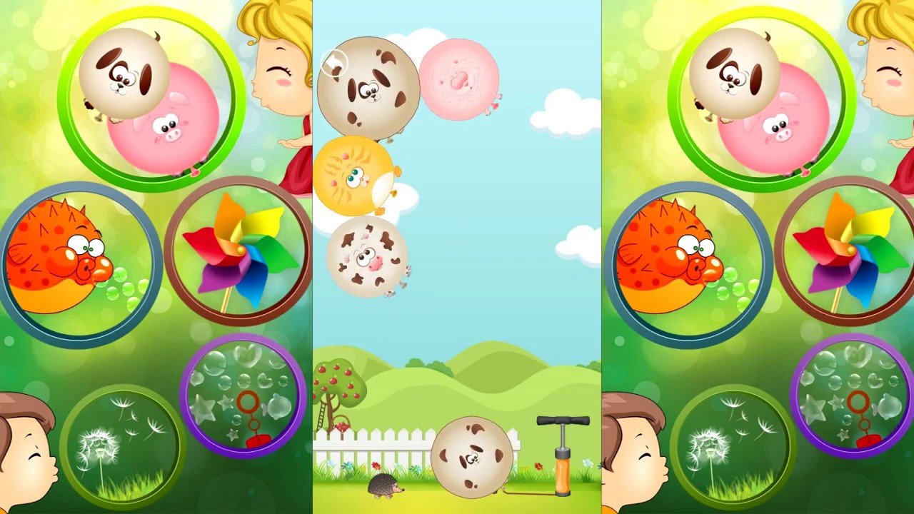 BLOW mini games for Baby Kids ( by Abuzz ) | Bubbles, Dandelion ...