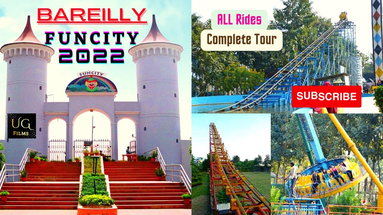 Funcity Bareilly (Amusement Park Full Tour) Freefall |Museum|Bumping ...