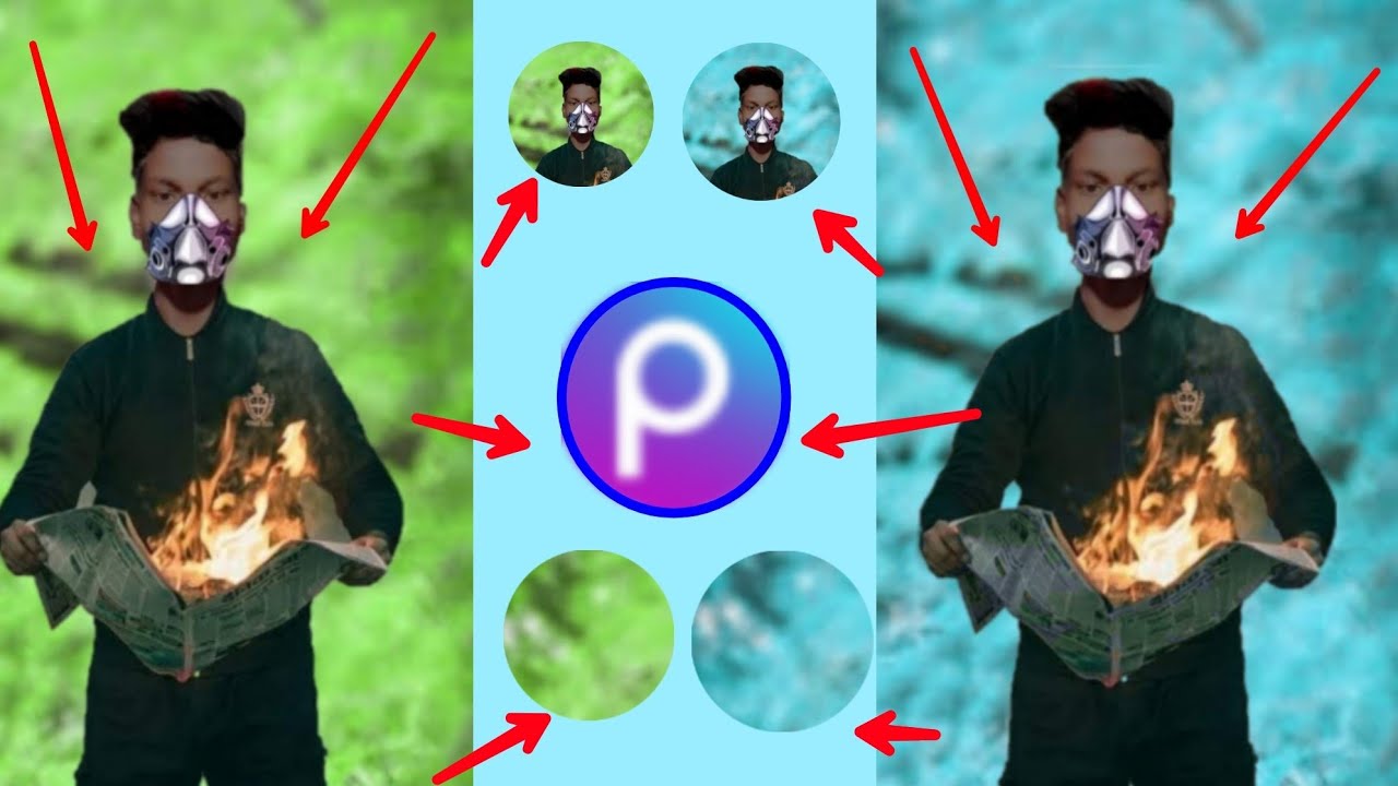 photo Editor karena chahte hai piche ka background - YouTube