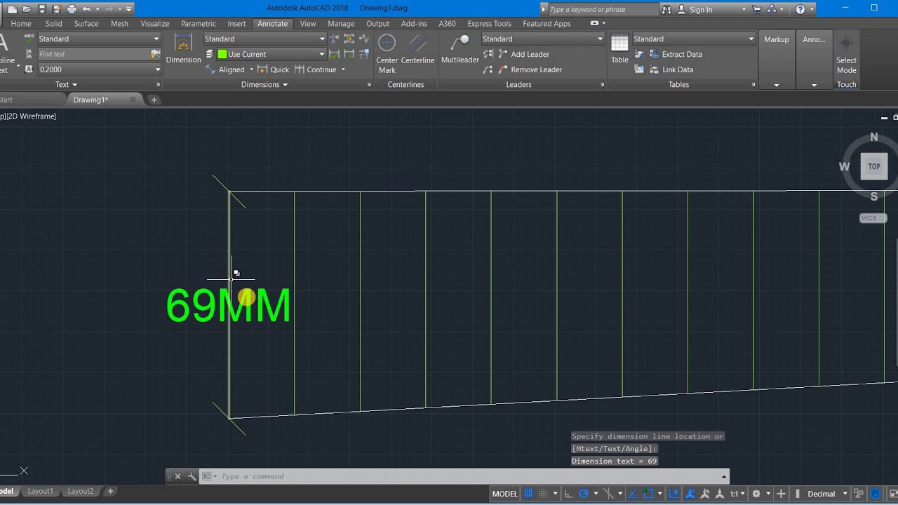 AUTOCAD - Offset continuous - YouTube