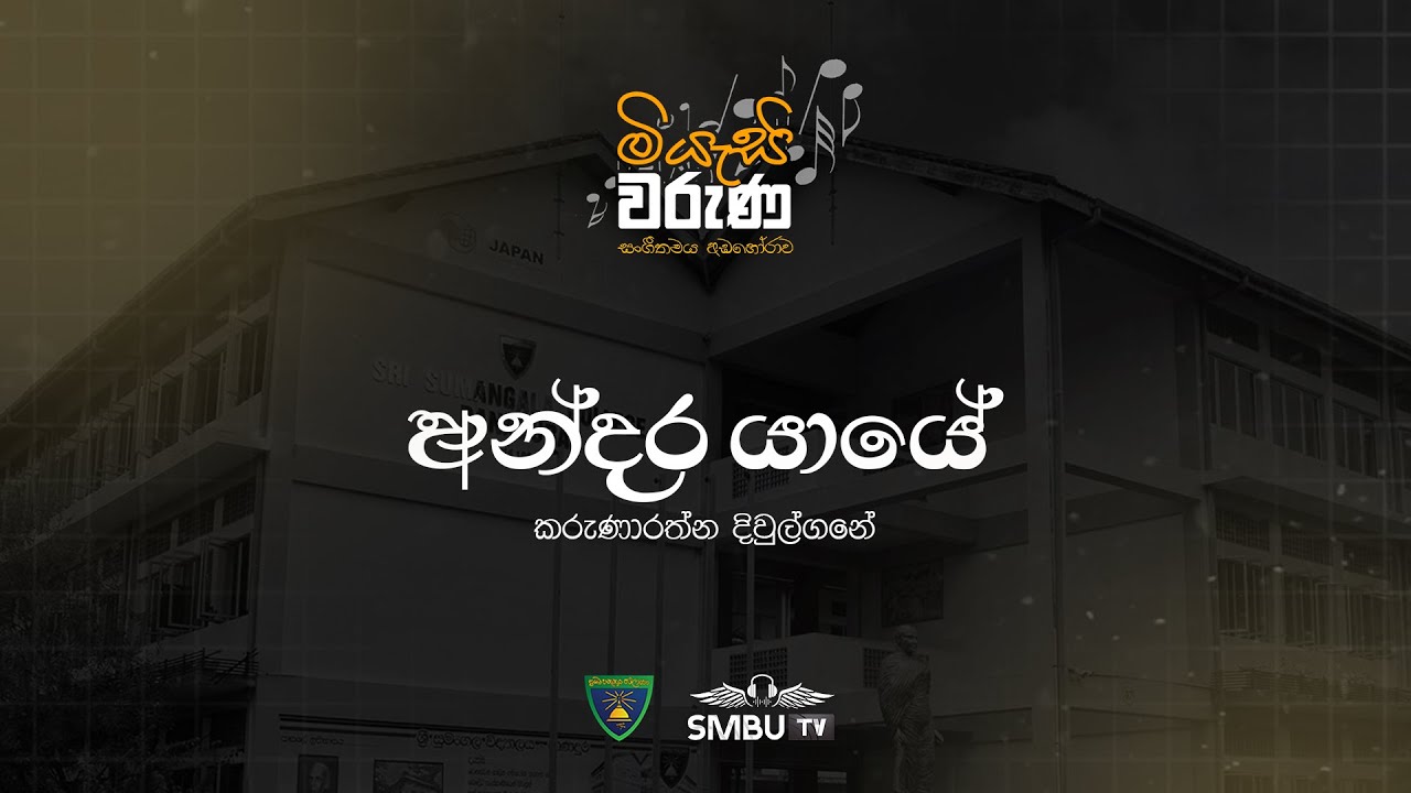 Andara Yaye | අන්දර යායේ - Cover by Sanuka Gamage - YouTube