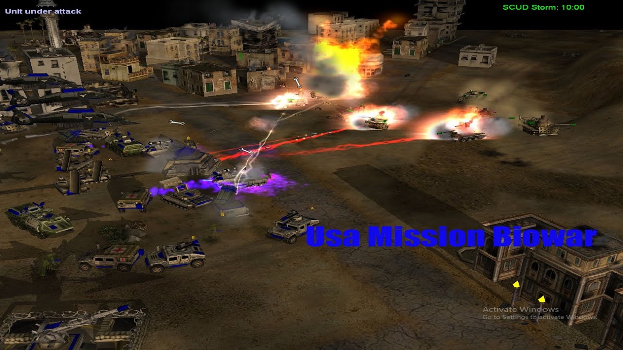 Usa Mission Biowar By Lima 4 |C&C General Zero Hour - YouTube