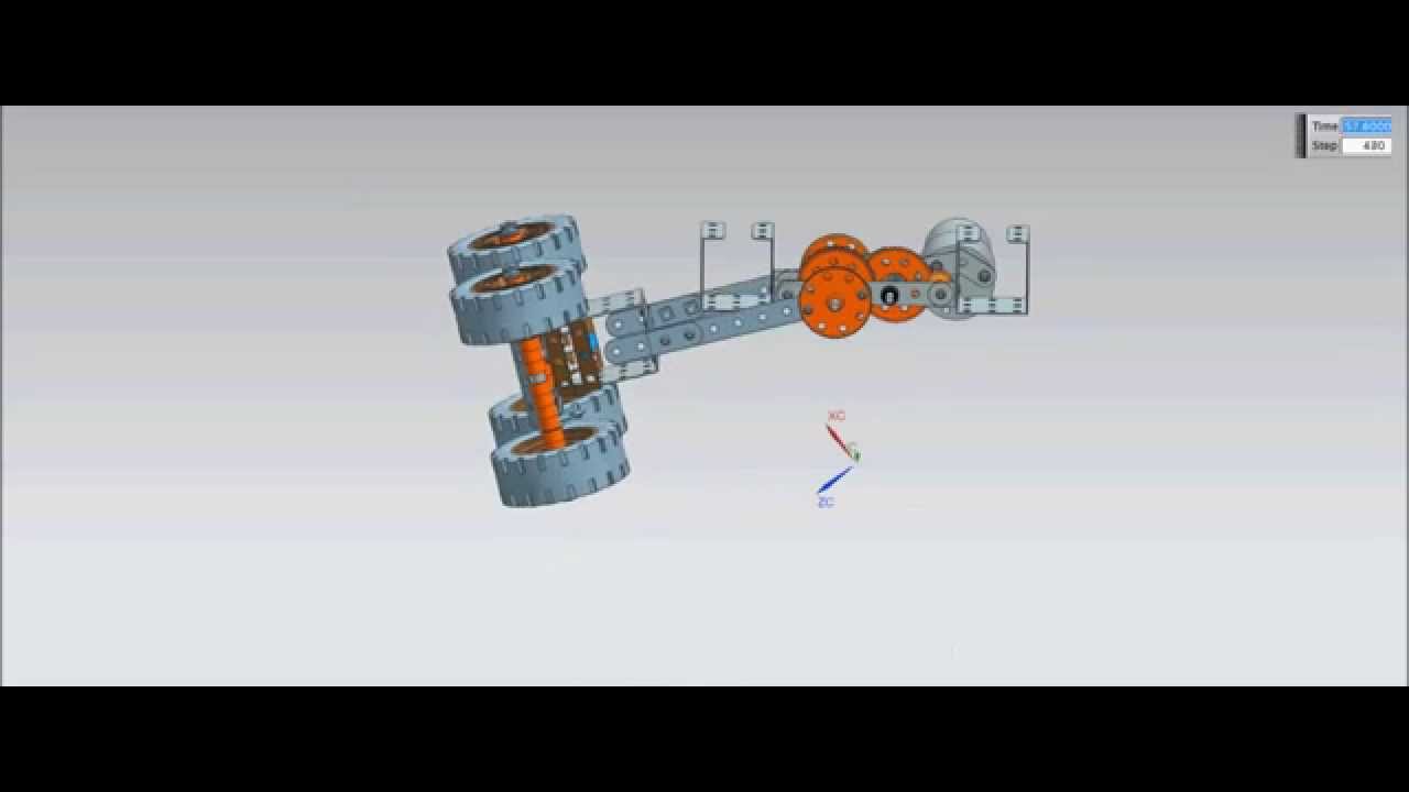 landing gear simulation - YouTube