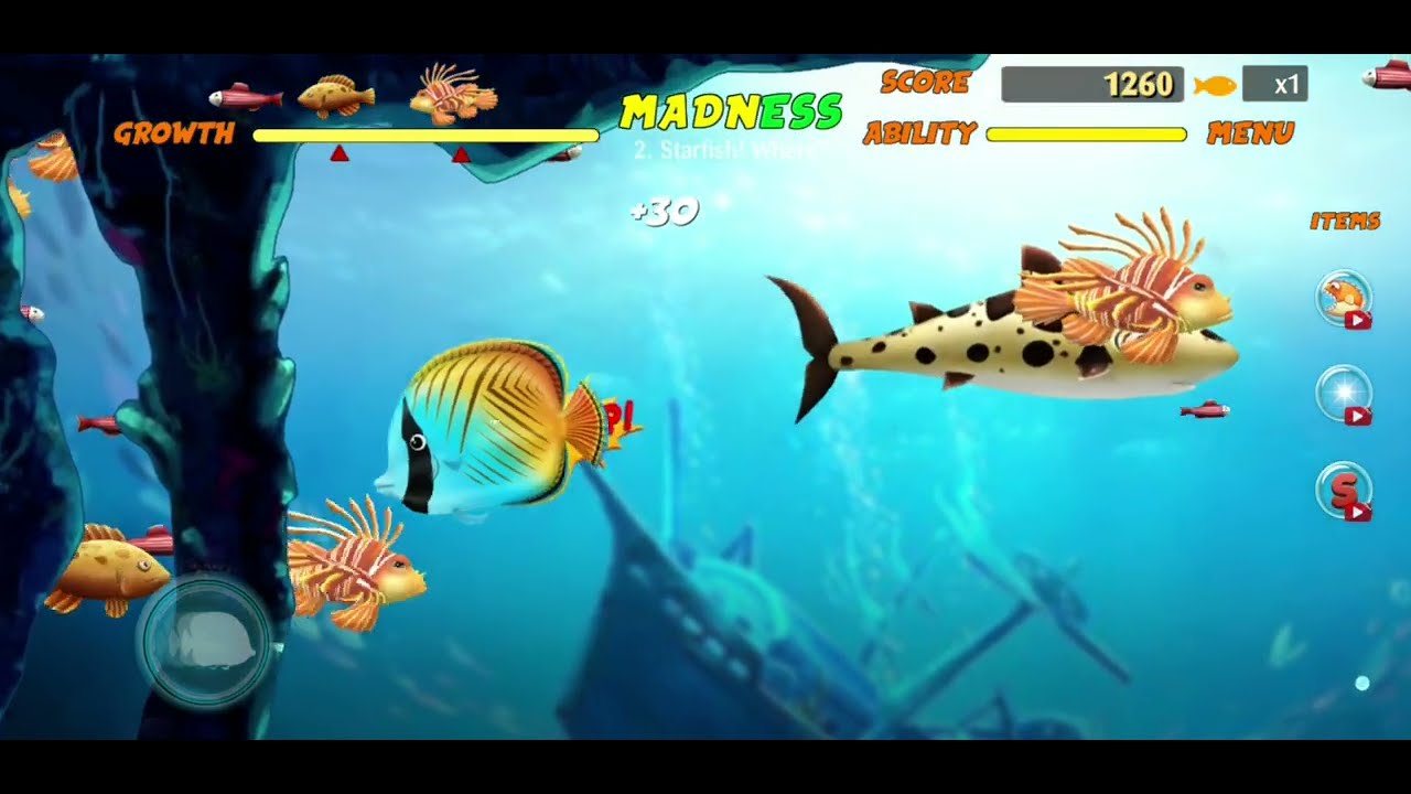 Fish Game, Small Fish Eat Big Fish Part 01 - Hungry Fish - YouTube