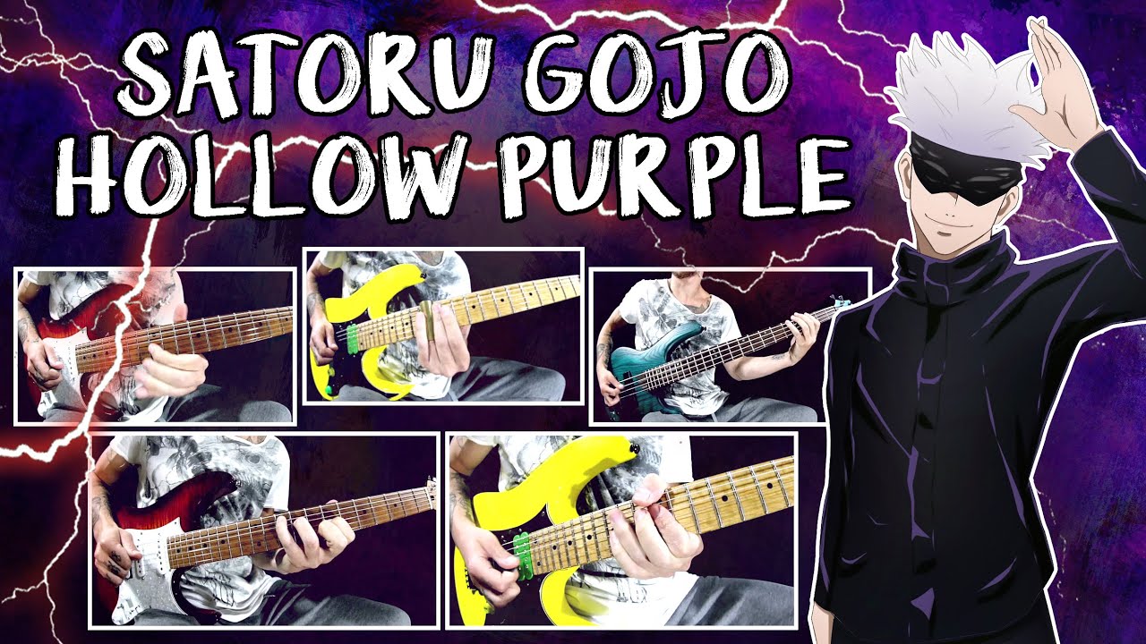 Jujutsu Kaisen | Satoru Gojo Hollow Purple Theme | Guitar Cover (Chill ...