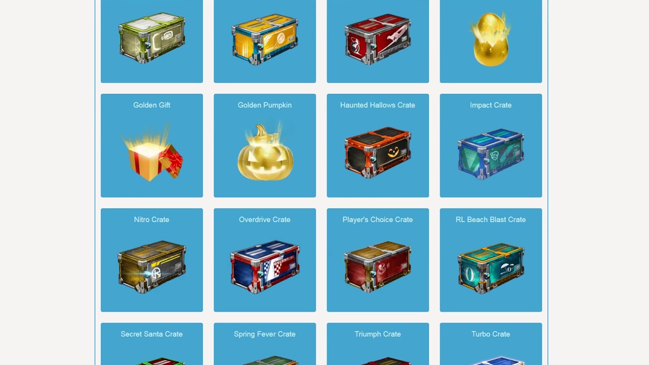 Rocket League Free Items Earning! Crate Simulator - YouTube