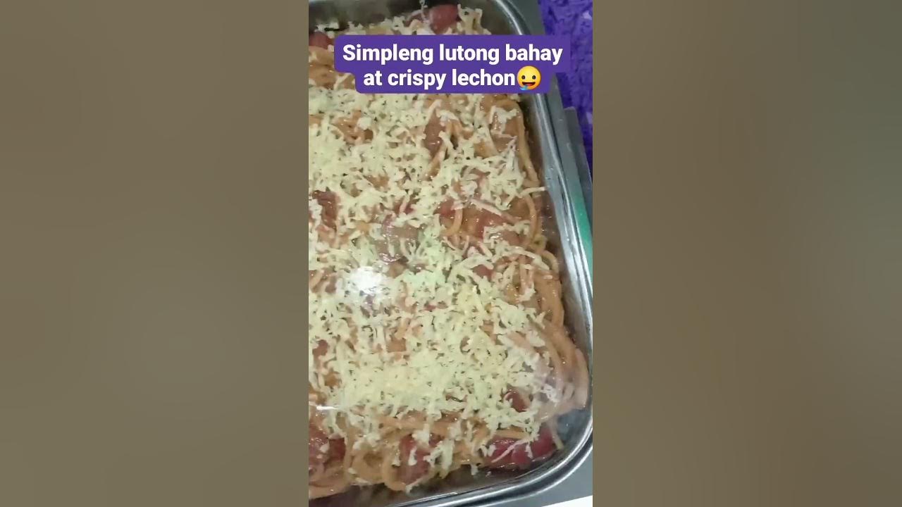 Simpleng lutong bahay at crispy lechon para sa munting handaan ️ - YouTube