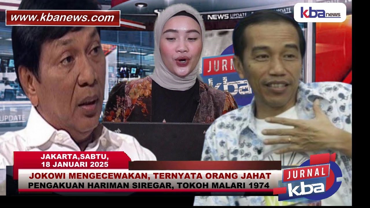 Jokowi Orang yang Jahat, Kata Hariman Siregar, Tokoh Malari 1974 ...