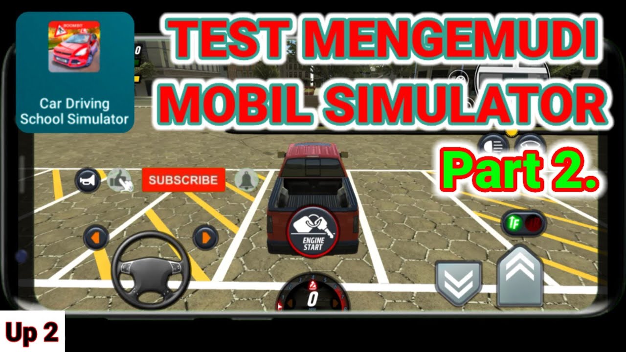 Tes Mengemudi Mobil Simulator Part 2 - YouTube