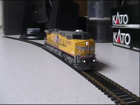 Soundtraxx Tsunami GE FDL-16 manual notching mode - YouTube