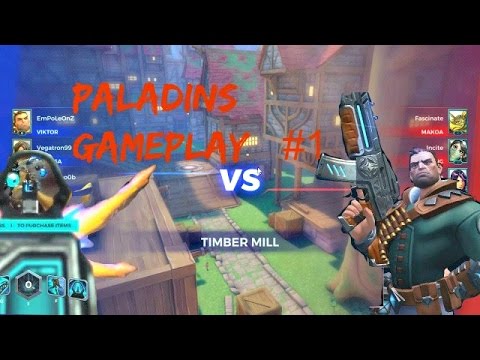 Paladins Free Play#1 I Casual I Timber Mill Map I Viktor - YouTube