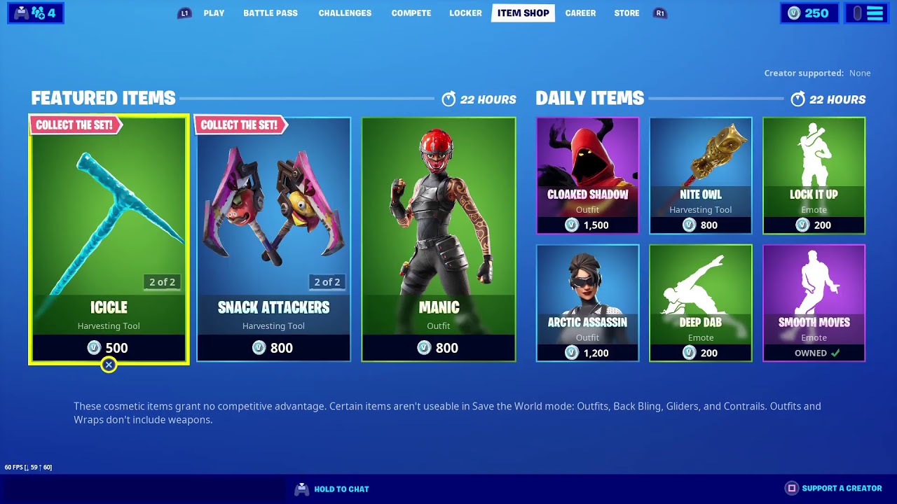 FORTNITE New items in the STORE today Dec 11 2019 - YouTube