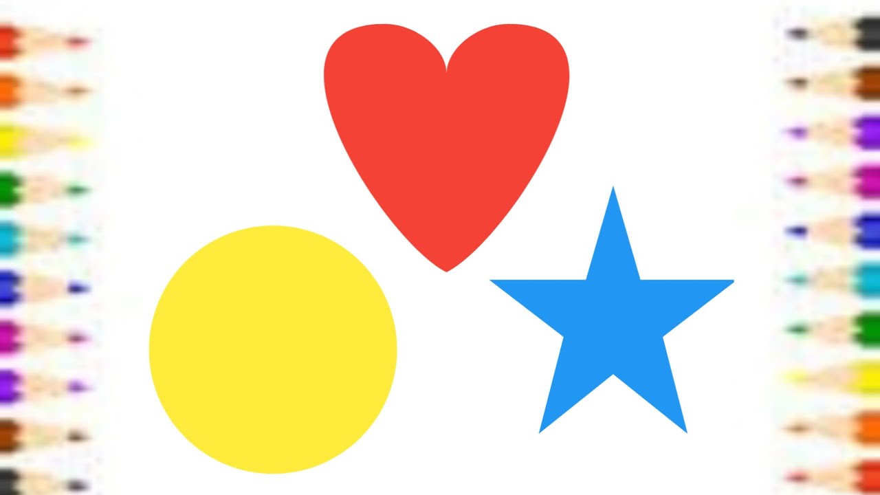 Basic shapes || shapes for kids|| circle shape triangle shape|| we are ...